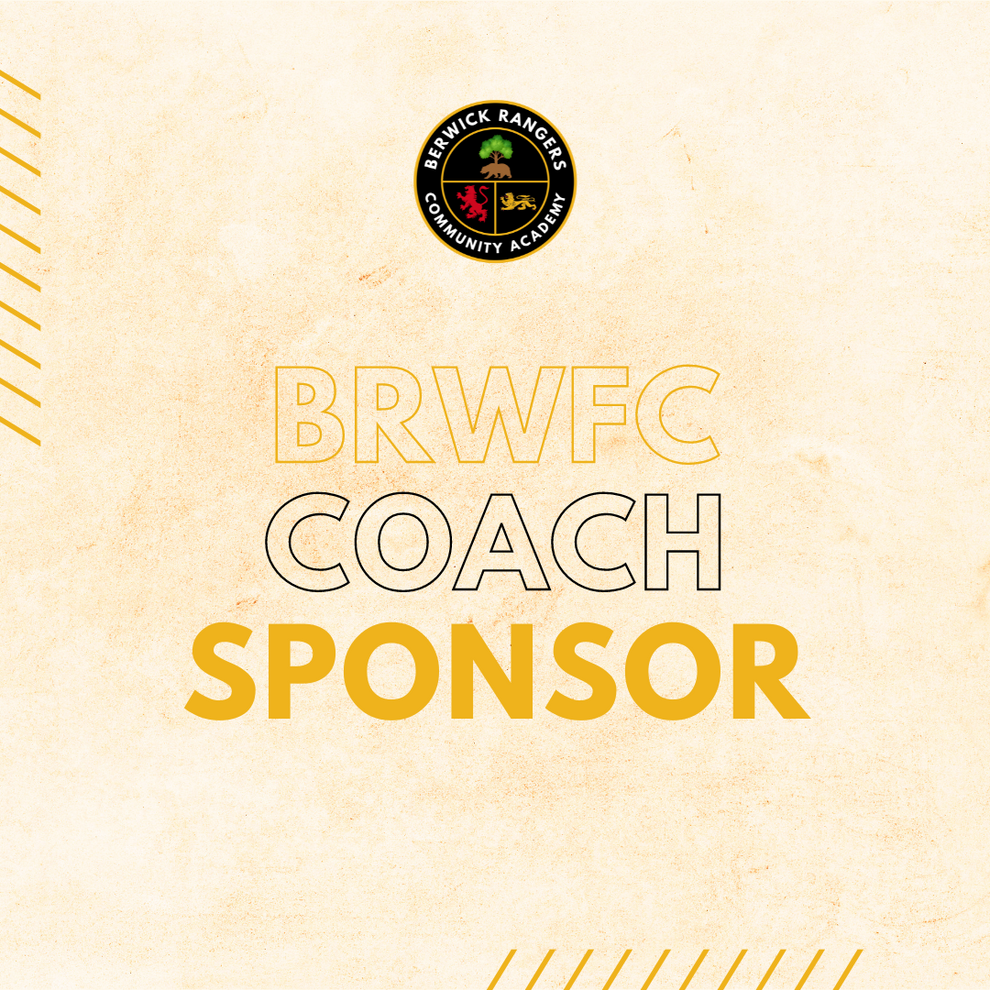 Women's Coach Sponsorship 23/24 – Berwick Rangers Community Academy